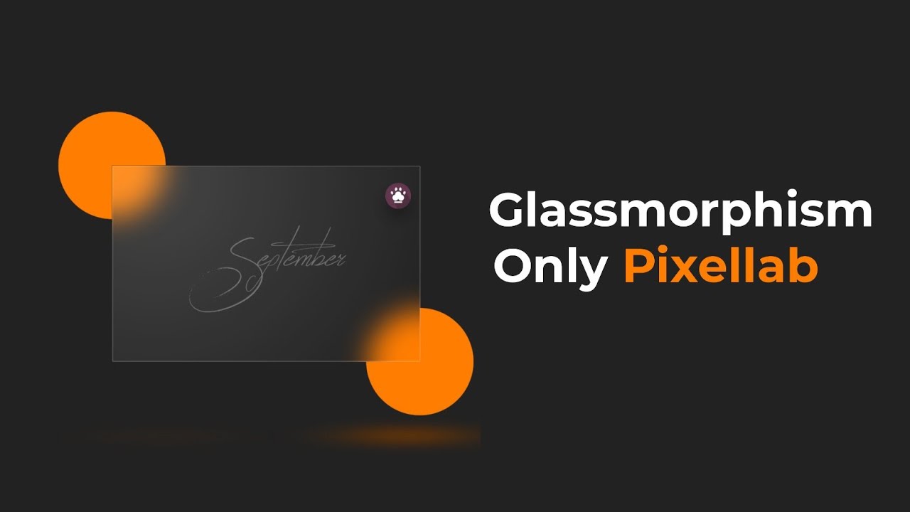 How I crafted Glassmorphism on Android || September || Pixellab Only ...