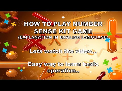 HOW TO PLAY NUMBER SENSE KIT GAME | - YouTube