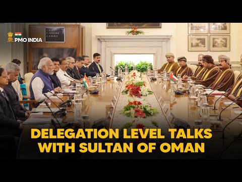 PM Modi's remarks during delegation level talks with Sultan of Oman - YouTube