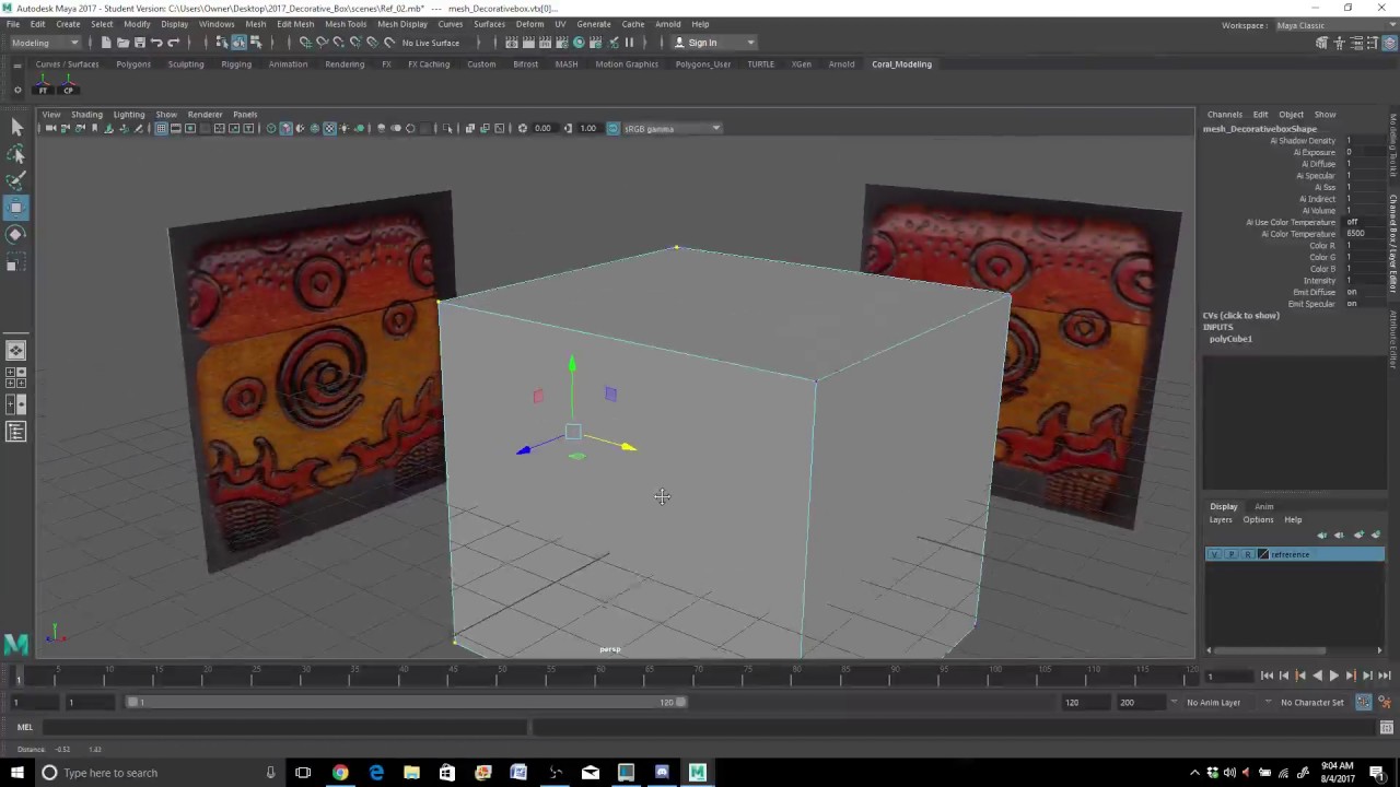 Intro to Maya 2017: Decorative Box: part 2 - YouTube
