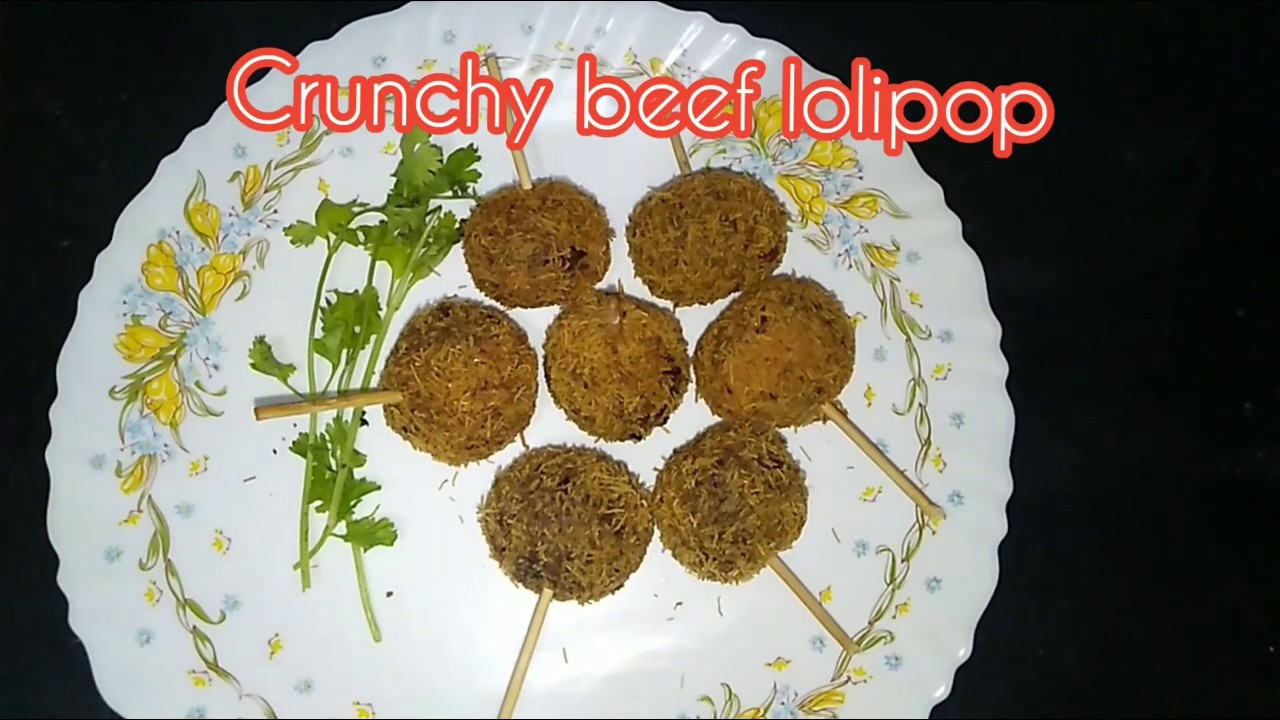 ,,🥗Crunchy beef lolipop,,,🍴🍽️ - YouTube