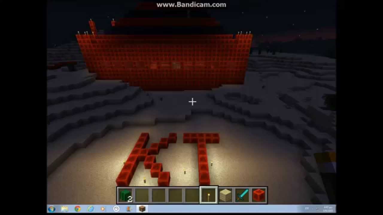 BIG REDSTONE CASTLE (MINECRAFT DAY) BY KT MEGA GAMING!!! - YouTube