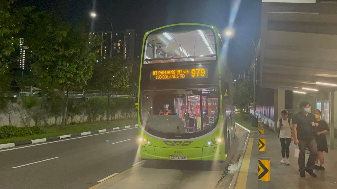SMRT Buses Volvo B9TL (Wright Eclipse Gemini 2) (Batch 4) SG5494M on ...