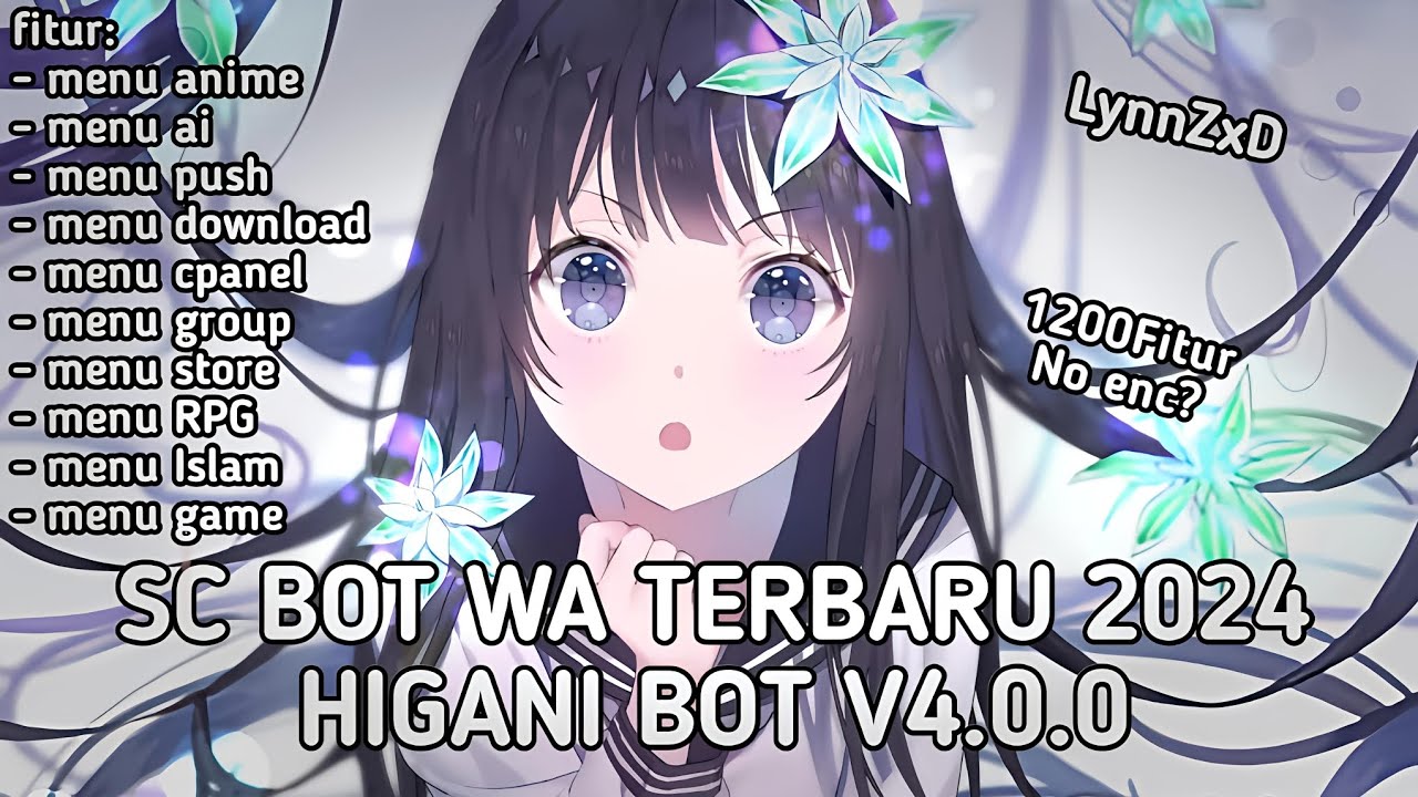 SC BOT WA TERBARU 2024 || 1289+ FITUR || MENU KECE || PAIRING CODE ...