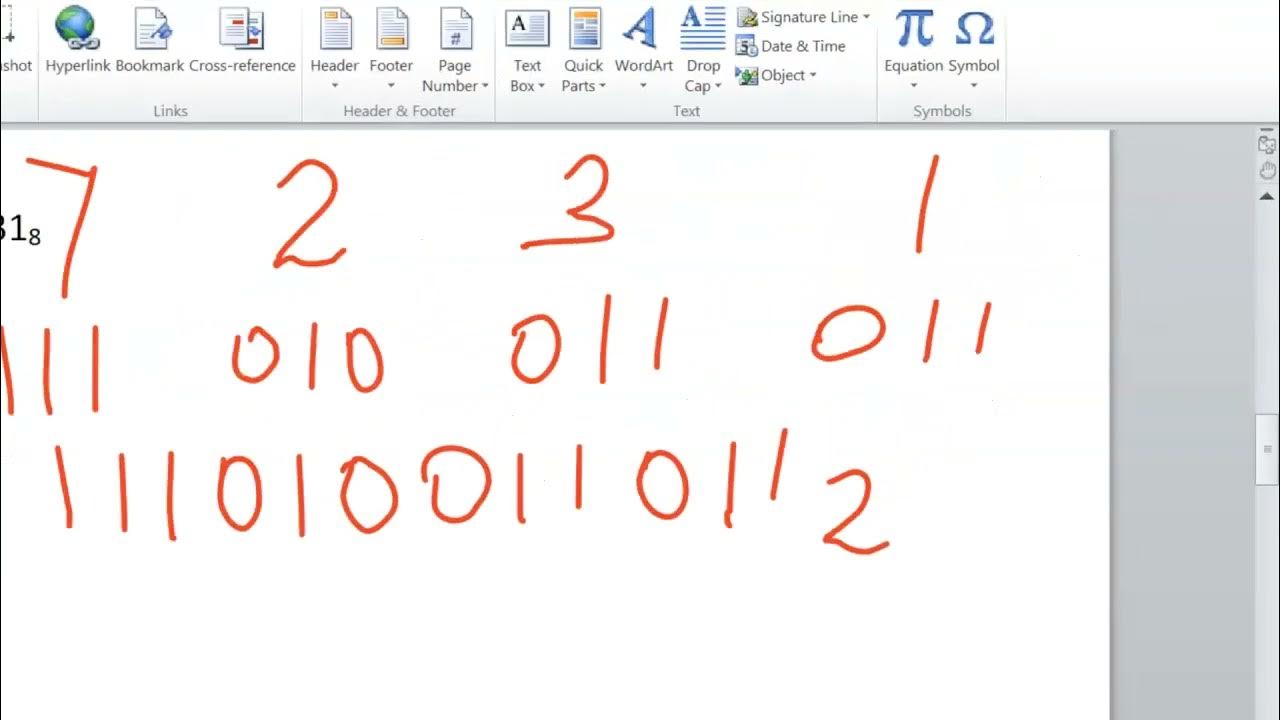 HOW TO CONVERT OCTAL TO HEXADECIMAL - YouTube