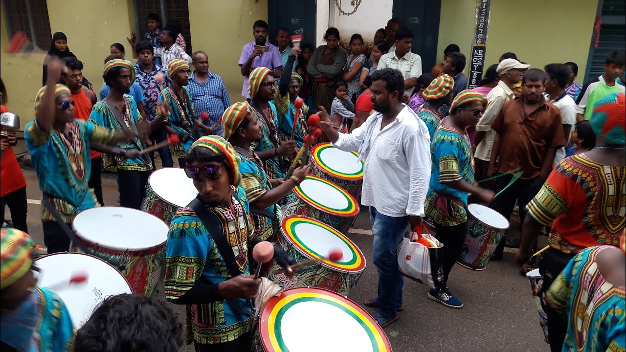 TAMTE | INDIAN INSTRUMENT| AFRICAN BAND | GANESHA PROCESSION IN ...