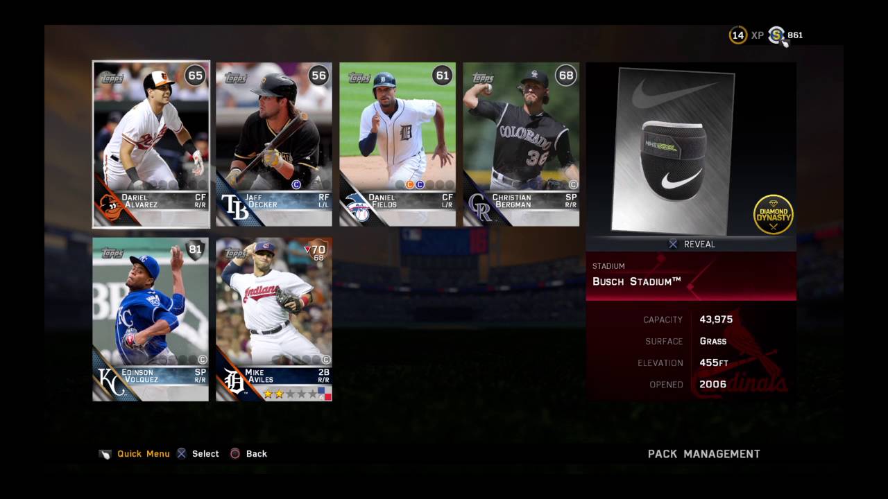 MLB 16 the show dymond dynasy pack opening - YouTube