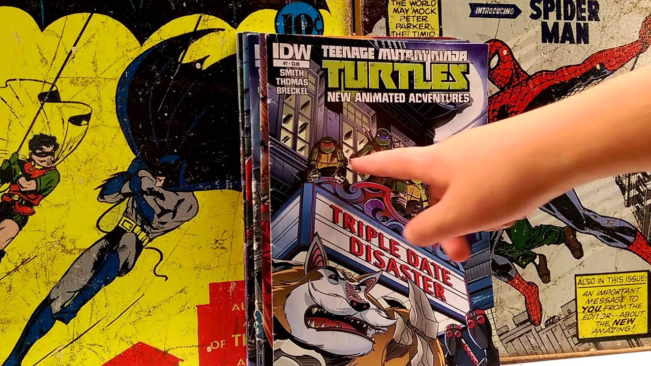The Jedi's TMNT comic collection. With a few other - YouTube