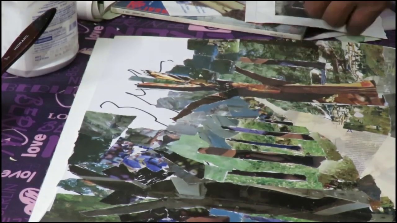 Collage art ideas, landscape the forest path Full HD - YouTube