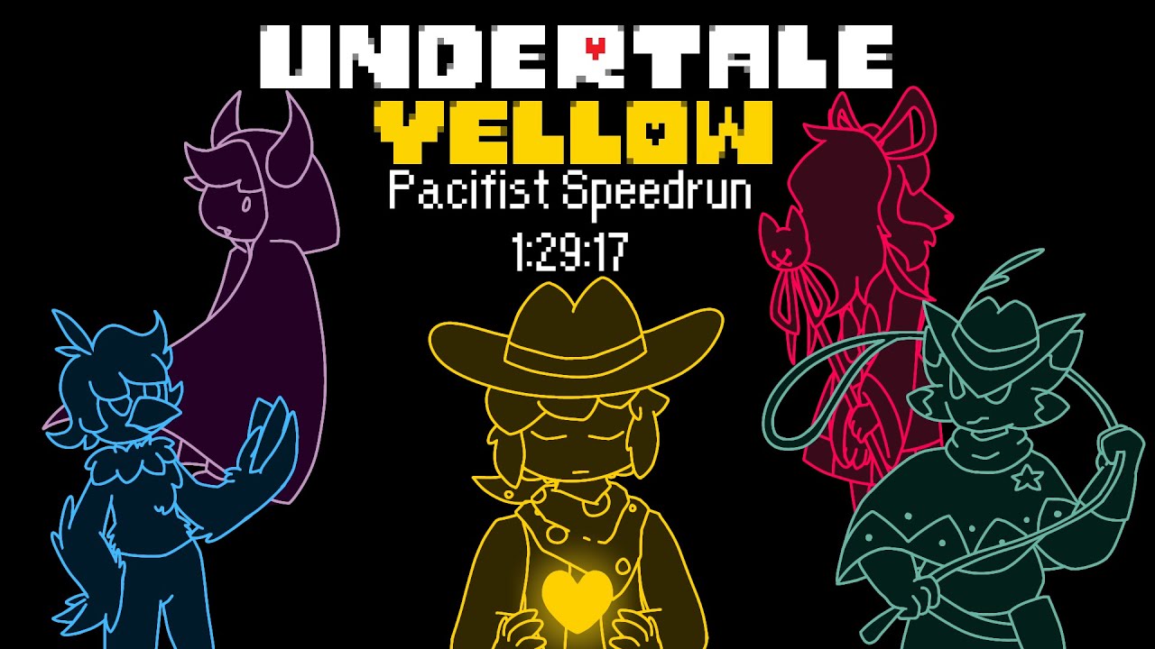 Undertale Yellow - Pacifist Speedrun - 1:29:17 - YouTube