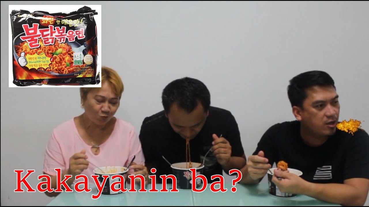 Spicy Noodle Challenge (Samyang) Funny Challenge - YouTube