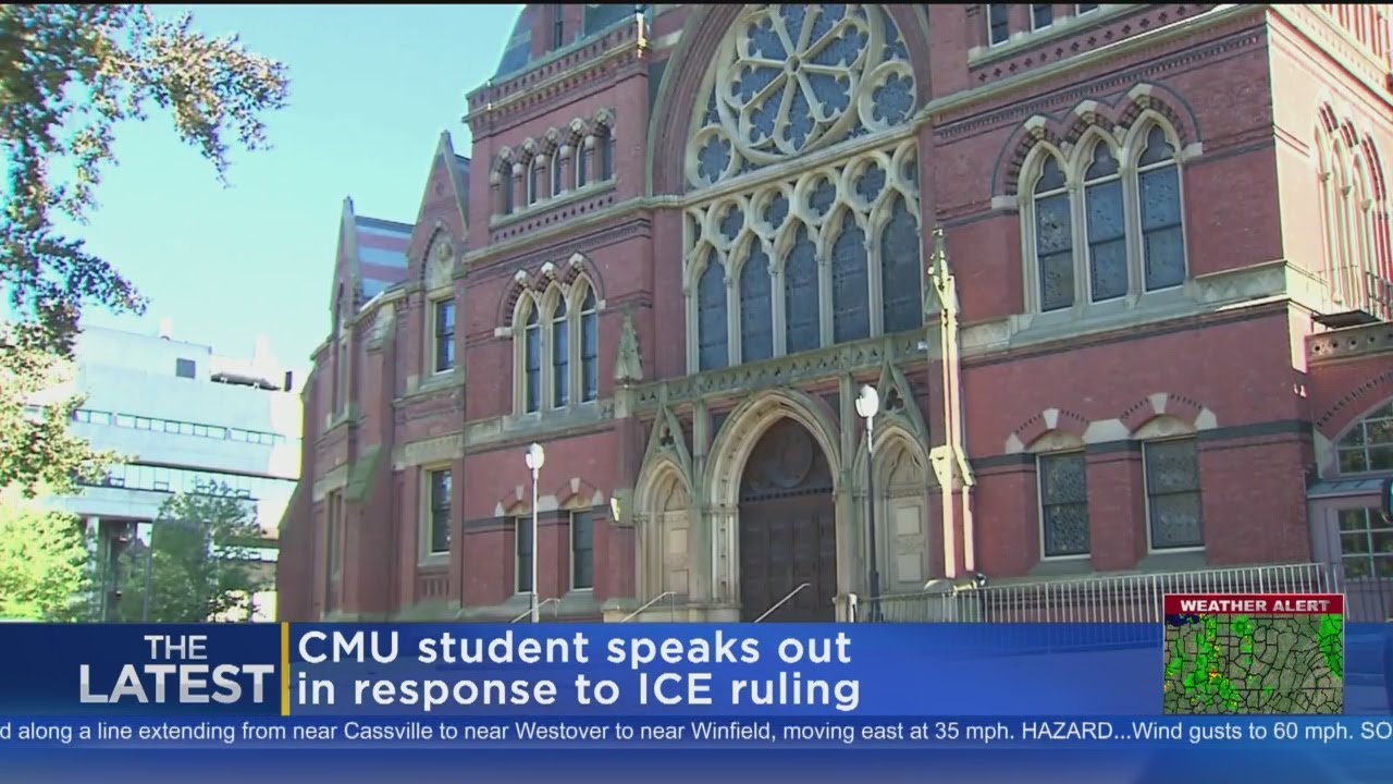CMU Students Speaks Out Against New Trump Administration Visa Ruling ...