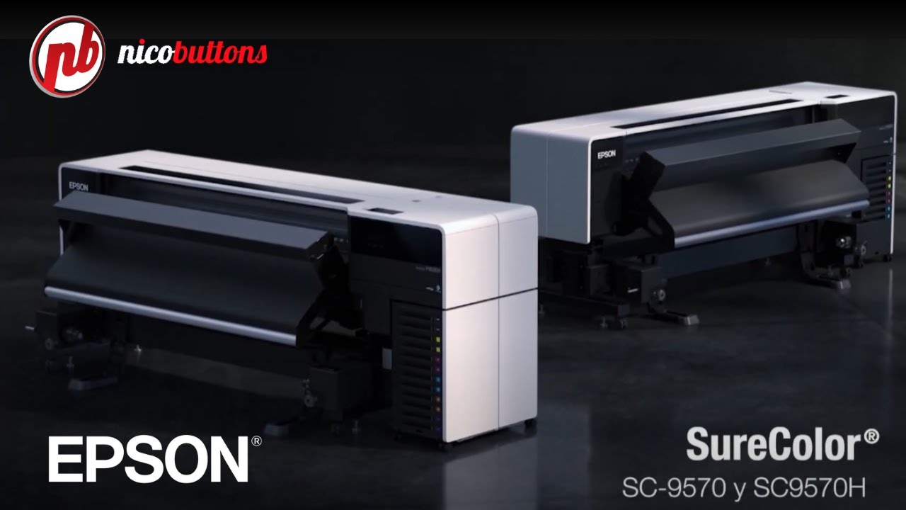 F9570 - La nueva impresora de sublimación de Epson - YouTube