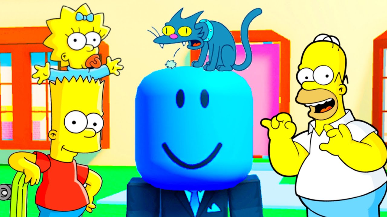 ROBLOX FIND THE SIMPSONS... - YouTube