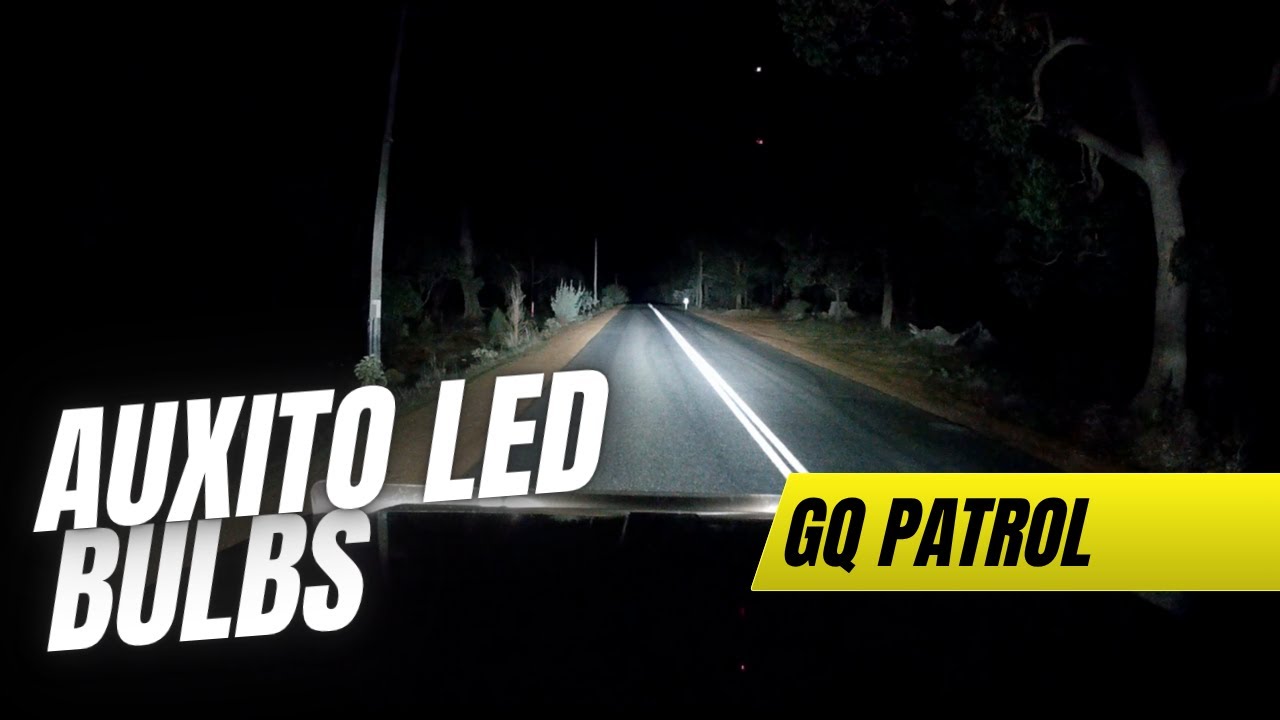 Testing Auxito LED bulbs in my GQ Partol. - YouTube