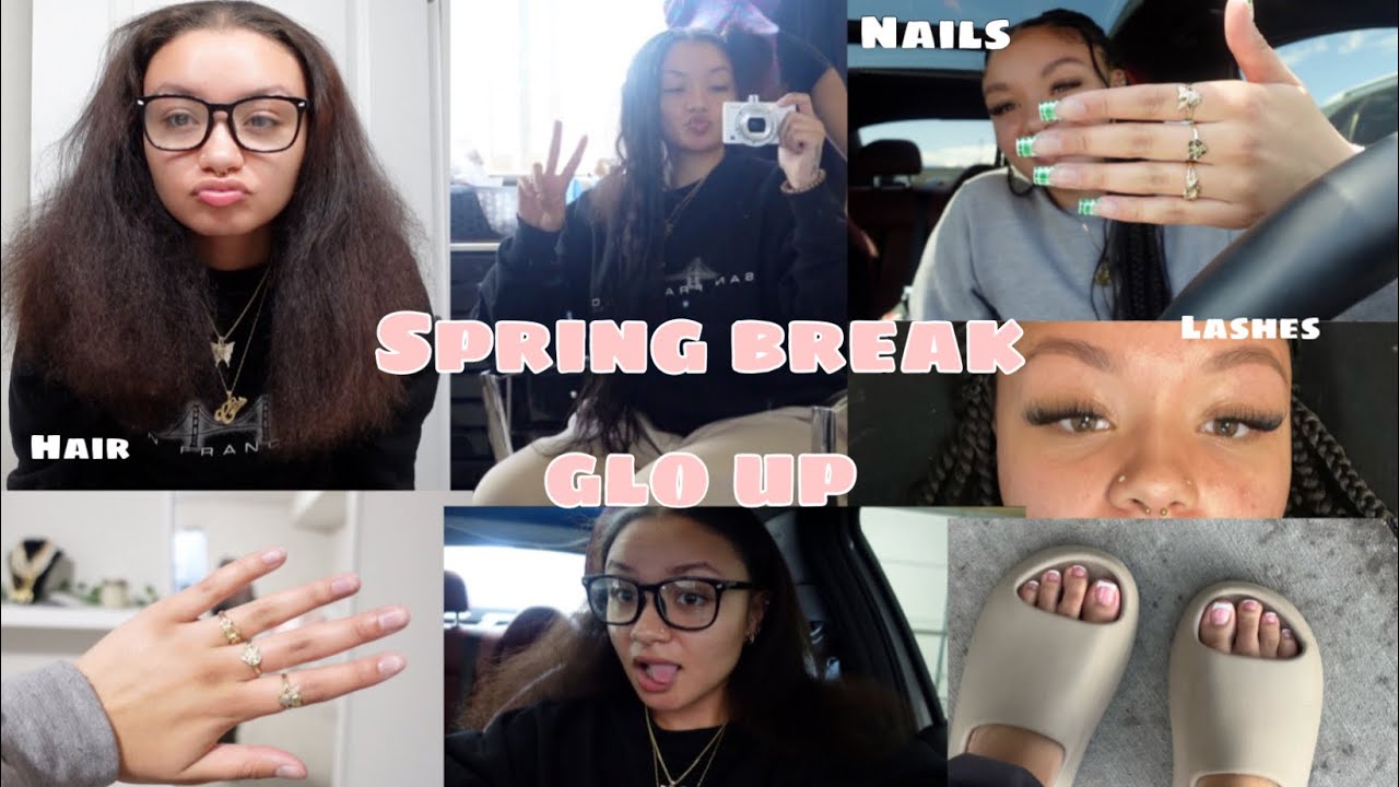 Very realistic & dramatic glo up video | Spring break +tears + lashes ...