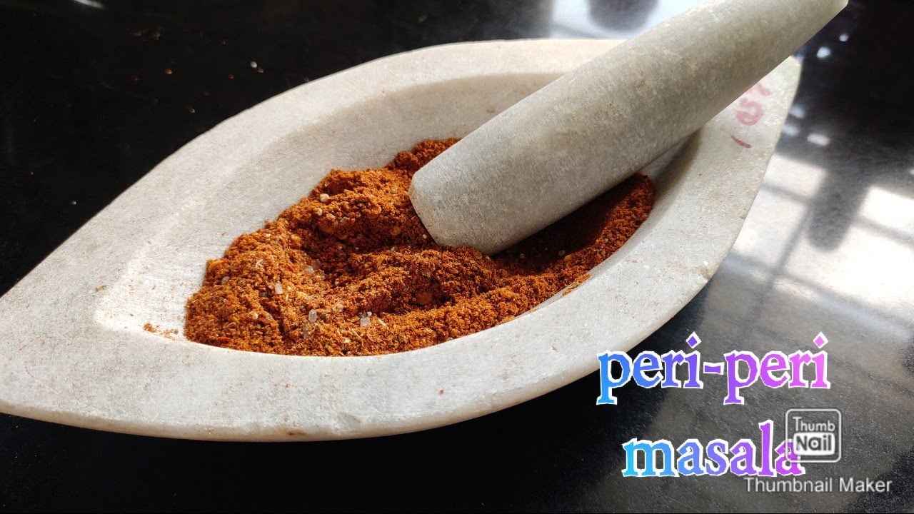 Peri peri masala| Homemade Peri Peri Spice Mix| peri peri recipe - YouTube