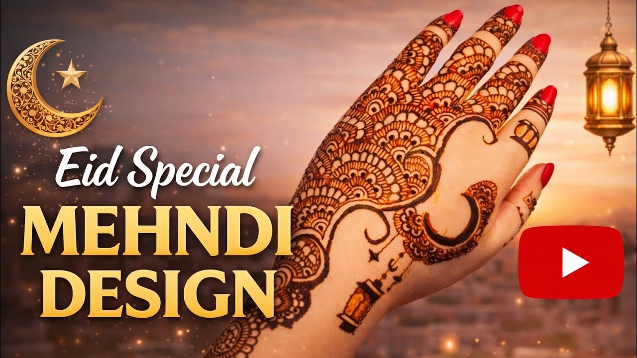New Stylish Eid 🌛Special Mehndi Design #mehndidesign - YouTube