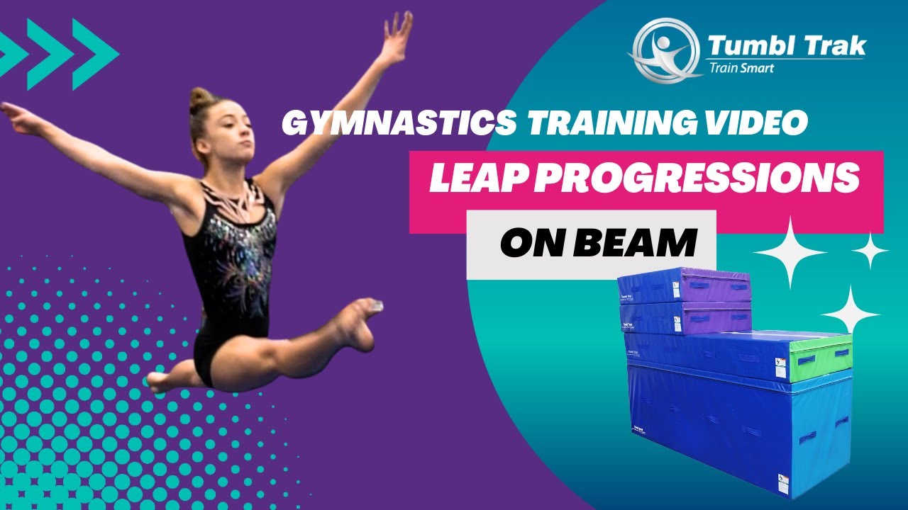 Switch Leap Progressions for Balance Beam | Tumbl Trak - YouTube