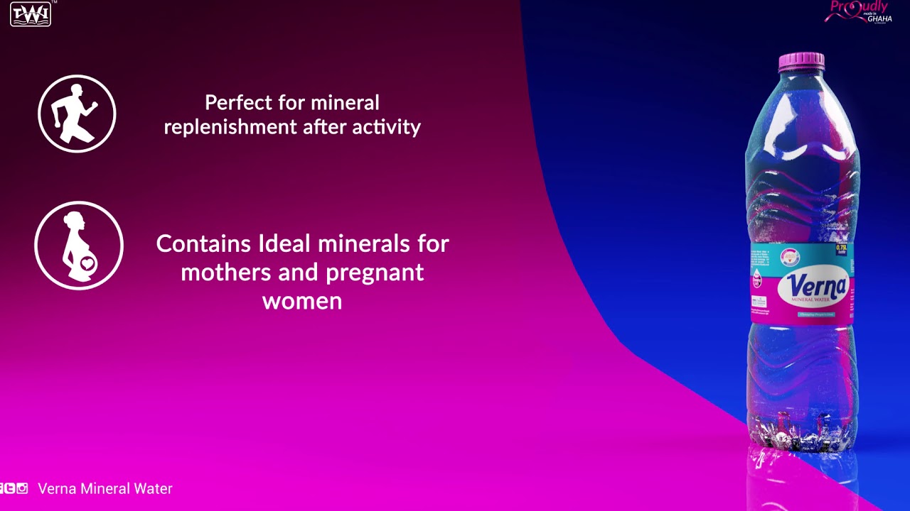 Verna Minerals Water 3D Rendering By Luxxis Communications - YouTube