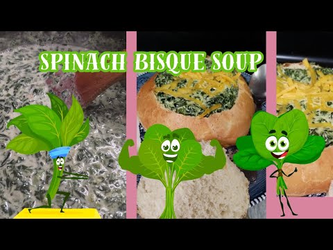 CREAMY & DELICIOUS SPINACH BISQUE SOUP! ITS SOUP SEASON & THIS IS A ...
