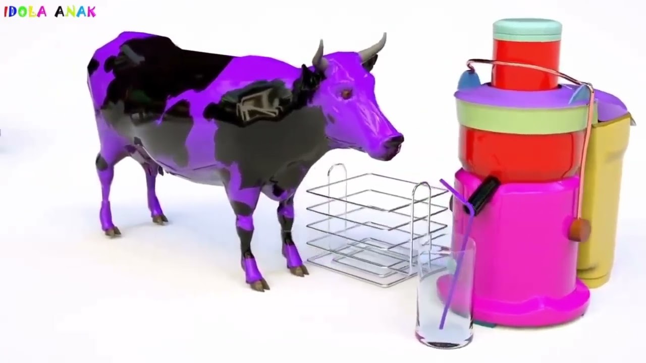 Belajar Warna | Sapi | Animasi Kanak-kanak - YouTube