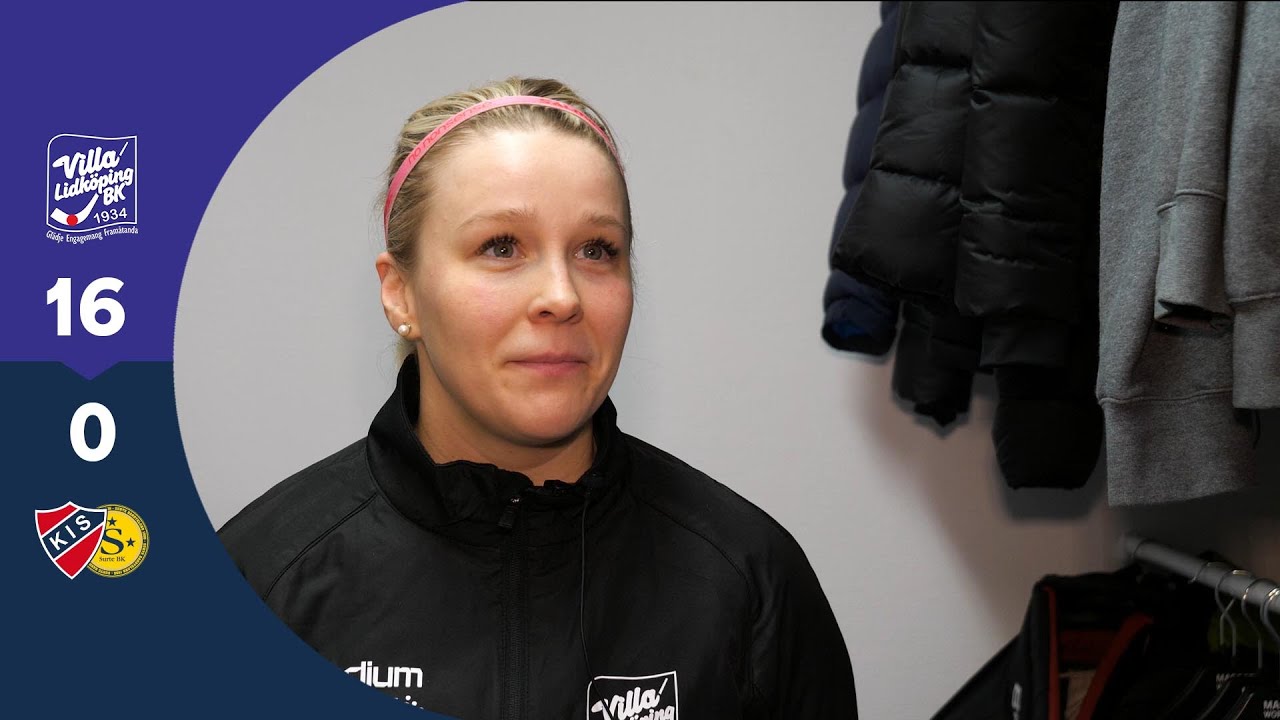 LINNEA LARSSON SEX POÄNG NÄR VILLA LIDKÖPING VANN MOT KS BANDY: "Går in ...
