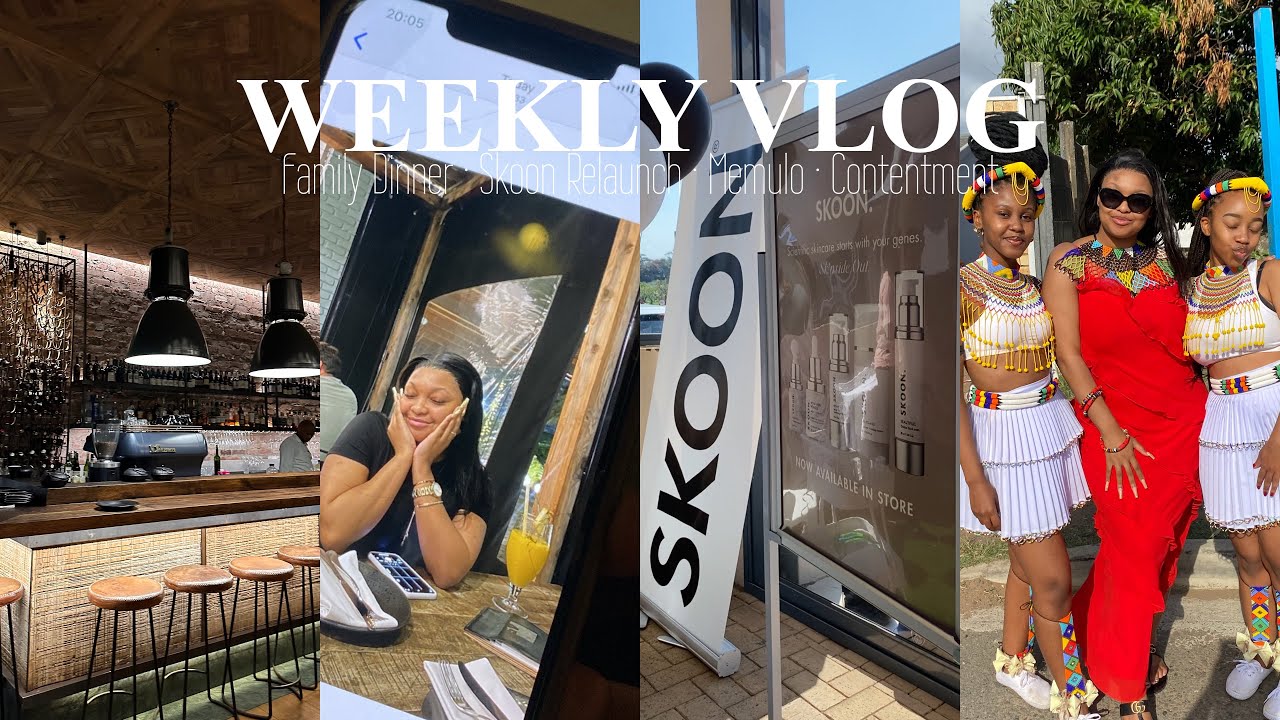 Weekly Vlog: Family Dinner, Skoon Relaunch, Memulo, Chit chat and more ...