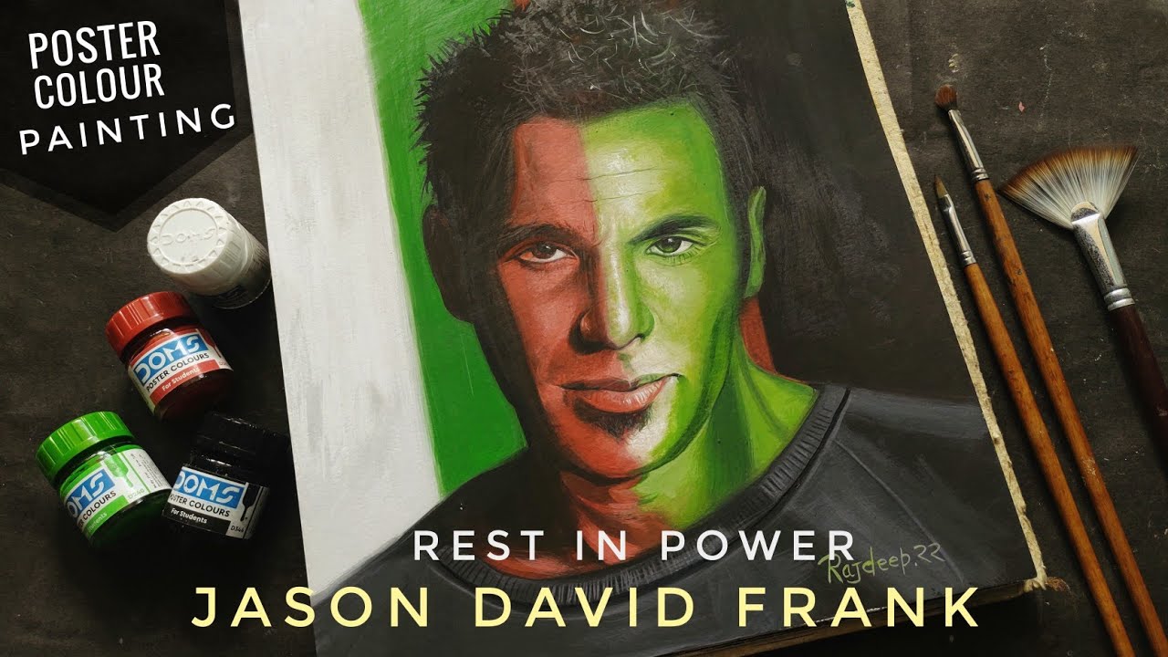 Drawing Jason David Frank | Legendary Power Ranger Tribute | Poster ...
