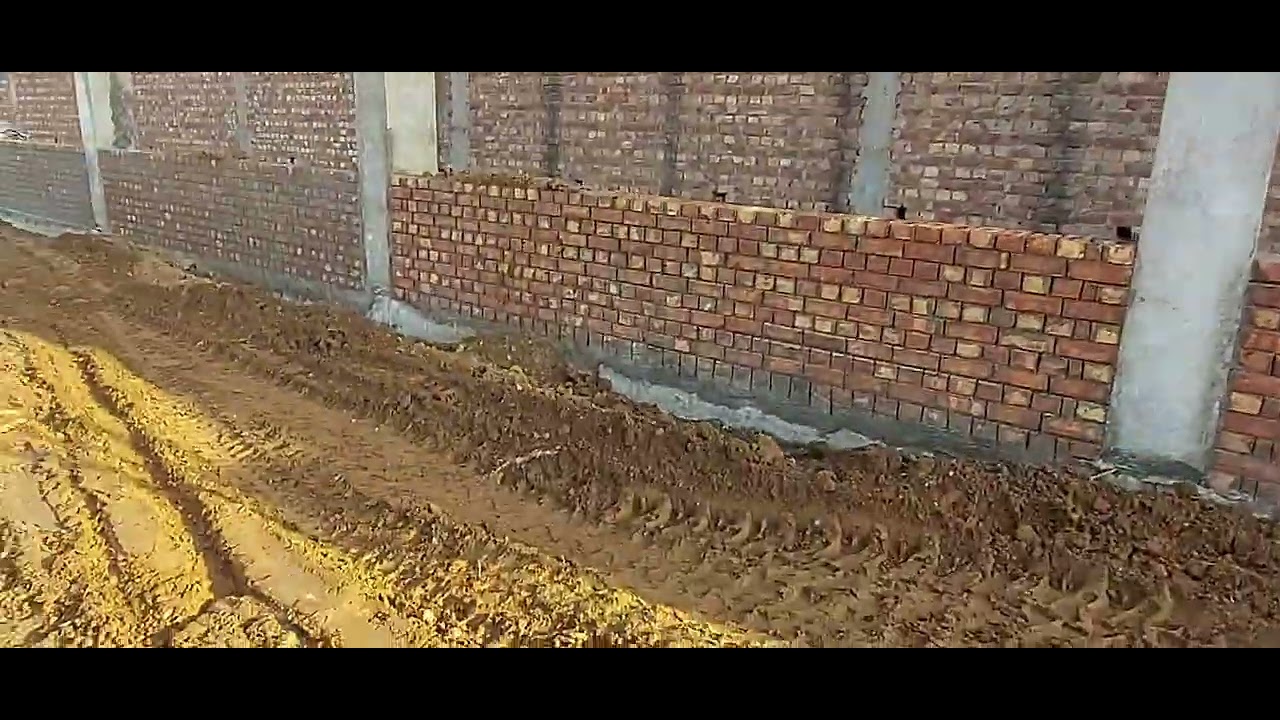Brickwork and shuttering of Column ( Above plinth beam) of Sewak ...
