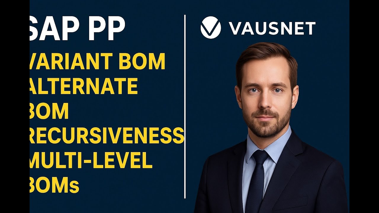 SAP PP BOM Types Explained: Variant BOM, Alternate BOM, Recursiveness ...