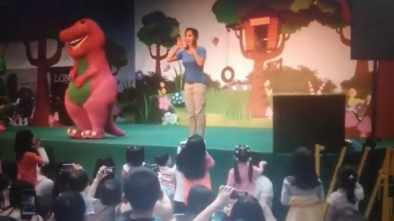 Sing And Dance With Barney (Stage Show) At Marina Square, Artium - YouTube