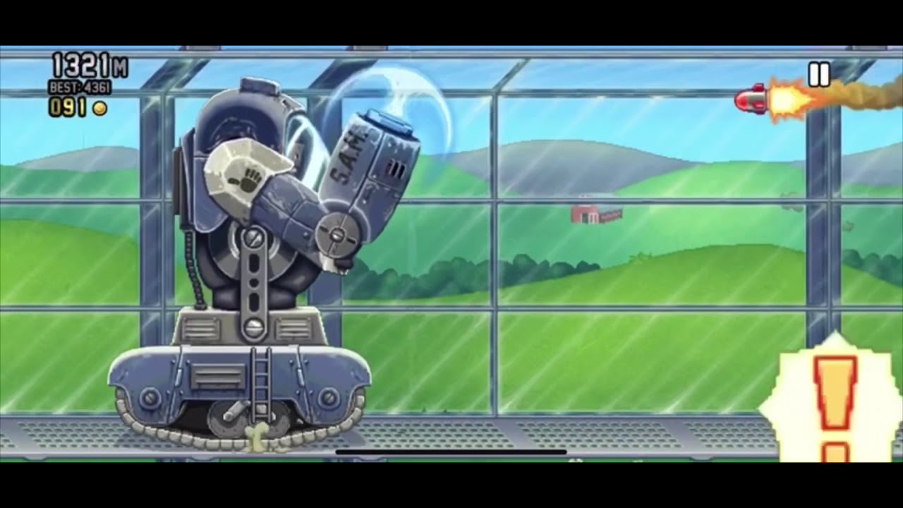 Jetpack Joyride#3 THE ZOMBIE T-REX IS MINE!! - YouTube