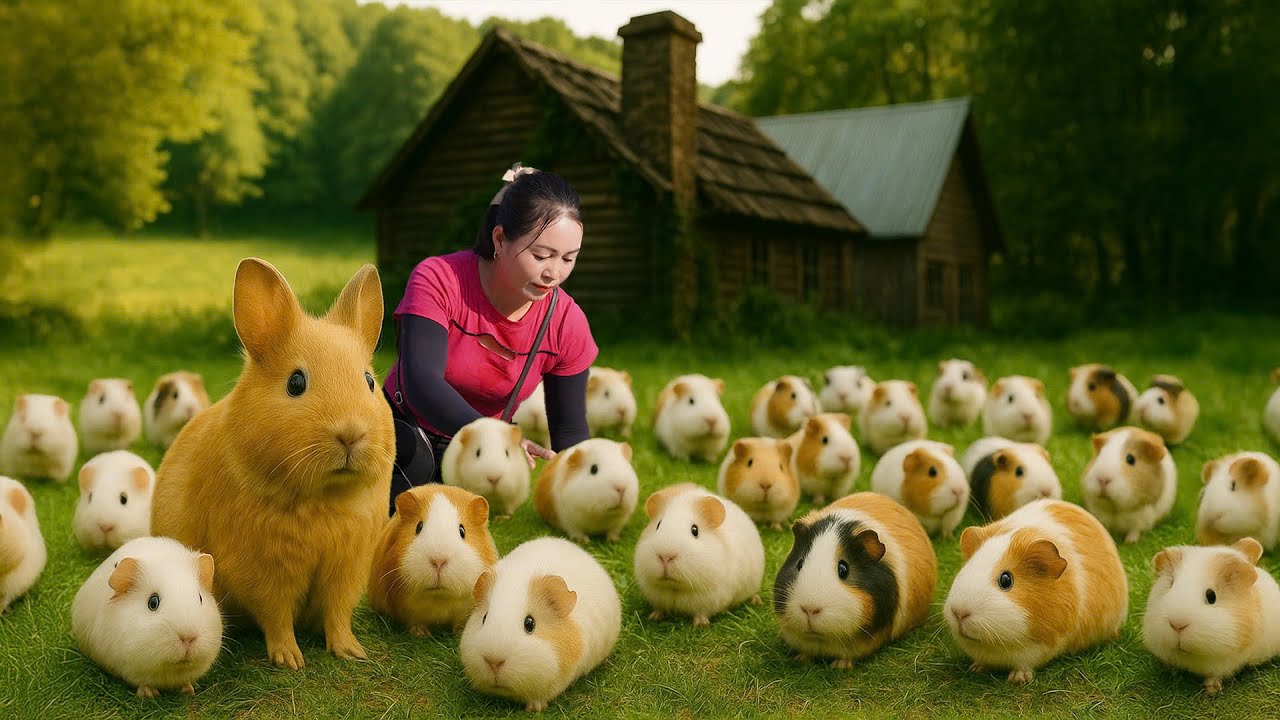 Harvest 1000+ Guinea Pigs After 1 Year Of Raising, Use Truck Transport ...