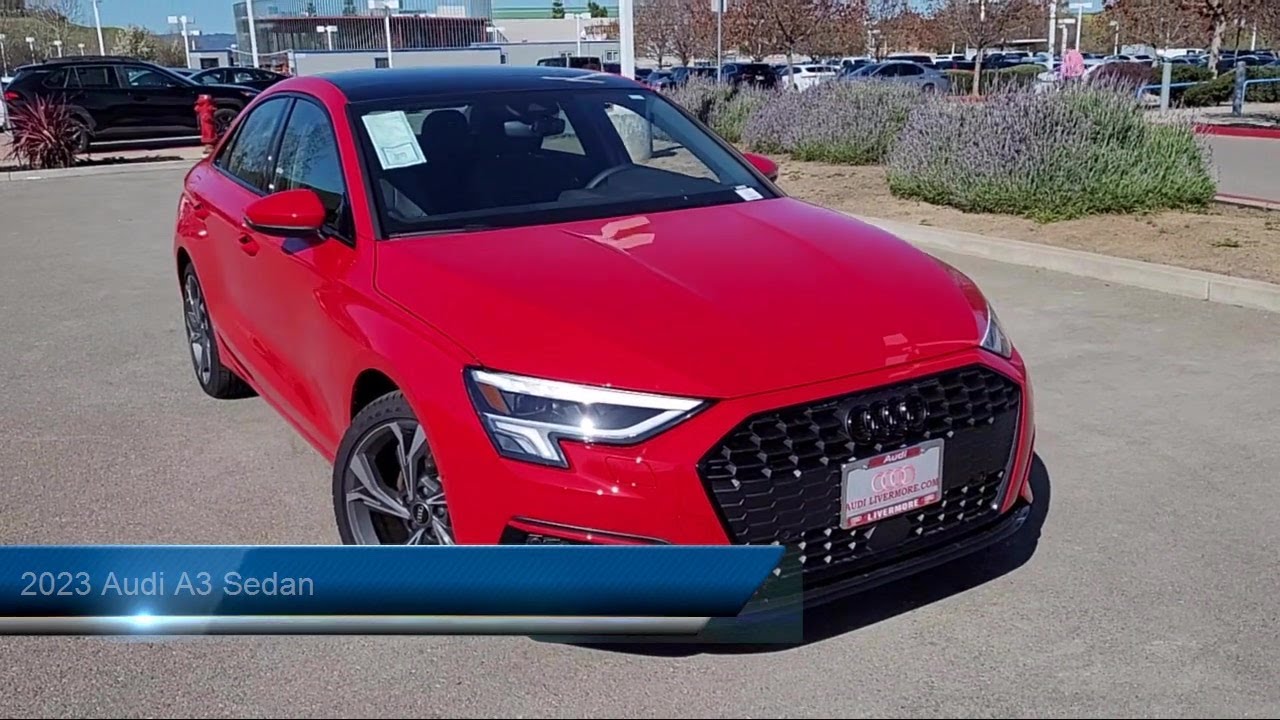 2023 Audi A3 Sedan Livermore Pleasanton Dublin Tracy Fremont San Ramon ...