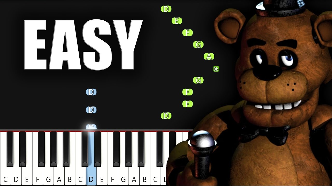 how to play "Five nights at Freddy's Song" on piano - YouTube