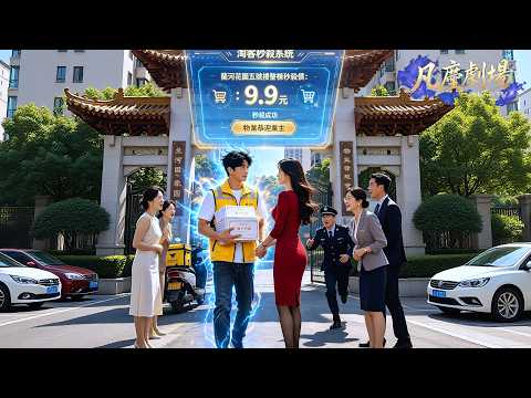 被前任嘲諷買不起廁所的外賣員，岂料意外獲得999秒殺系統！隨手9塊9買下整棟樓，前女友還以為他詐騙，直到物業公開身份，全城才知道她錯過的是億萬富豪！