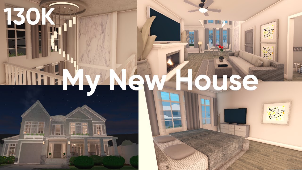 My New House Roblox Bloxburg Over 130K.. - YouTube