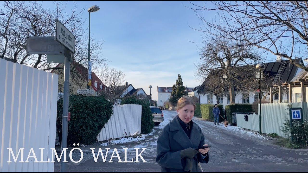 🇸🇪 Malmö, Sweden Walking Tour | Relaxing Winter Walk in Limhamn [4K HDR ...