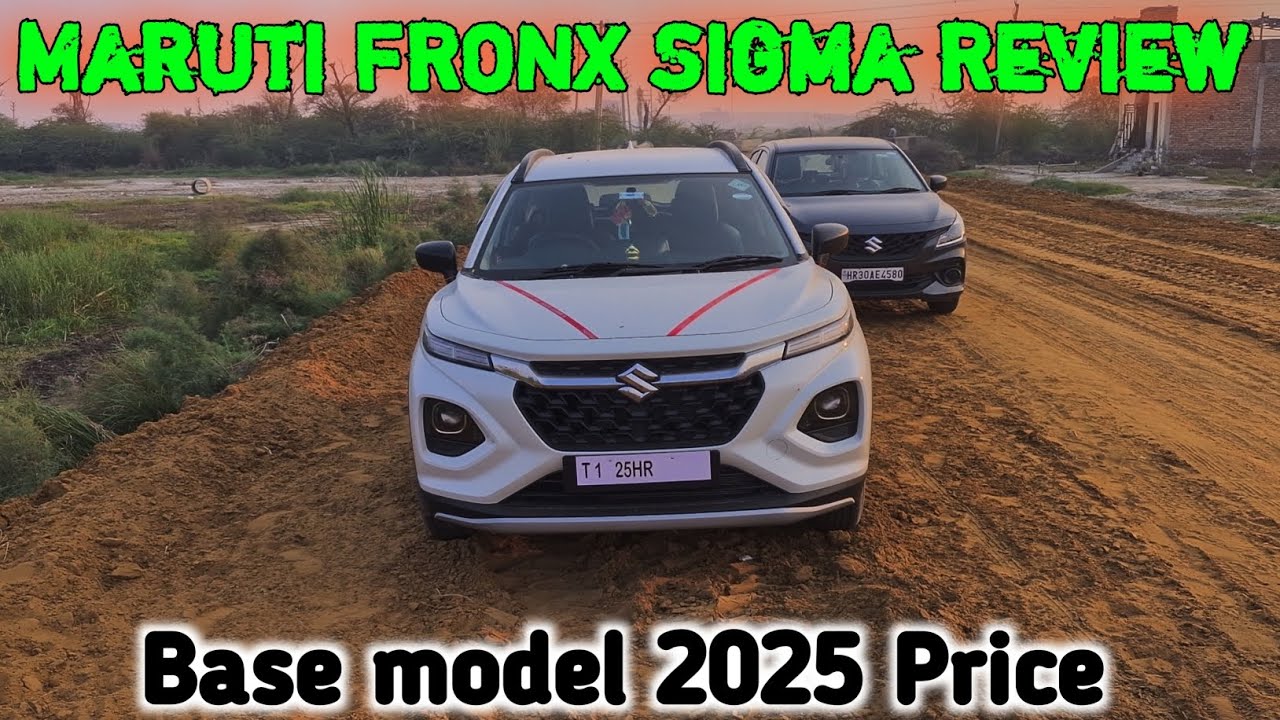 🇮🇳New Updated 2025 Maruti Suzuki Fronx Base Model Review ♥️ White ...
