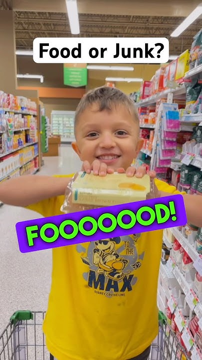 Teach Your Kids What is Food and Junk!!! #groceryshopping # ...