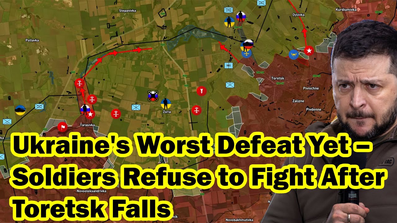 Ukraine's Worst Defeat Yet – Soldiers Refuse to Fight After Toretsk ...
