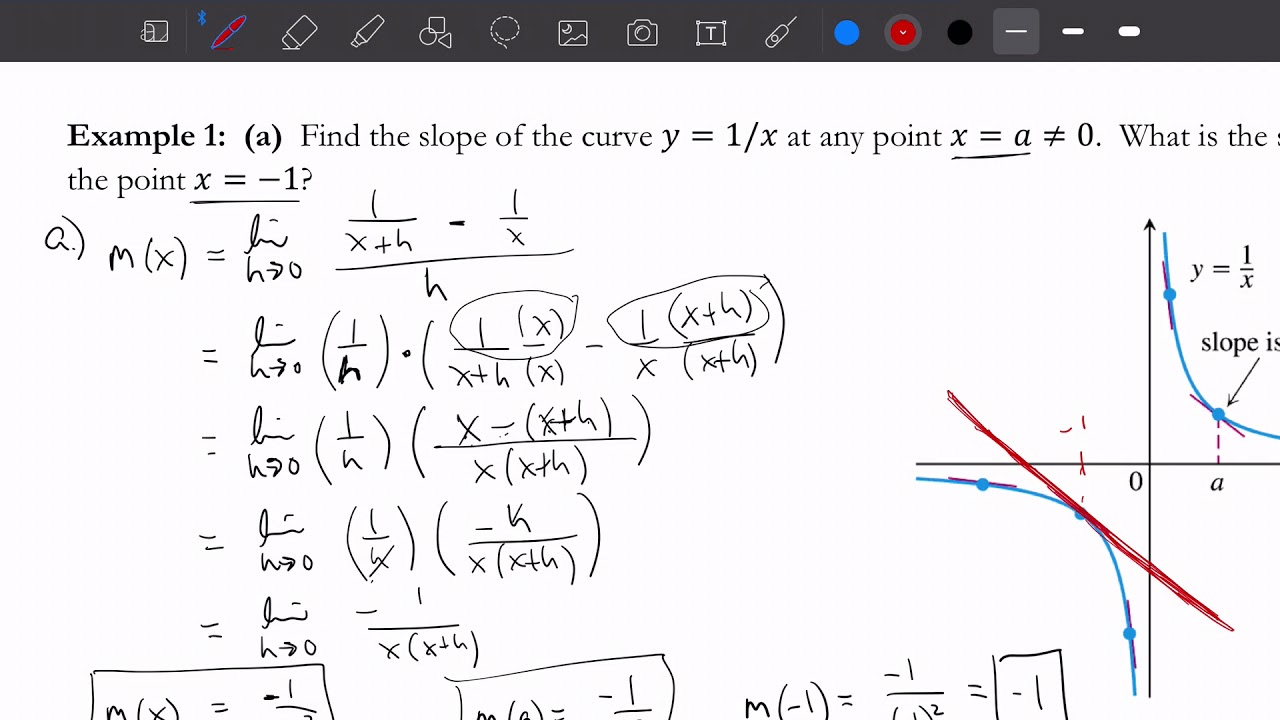 Calculus Lecture 3.1 Tangents and the Derivative - YouTube