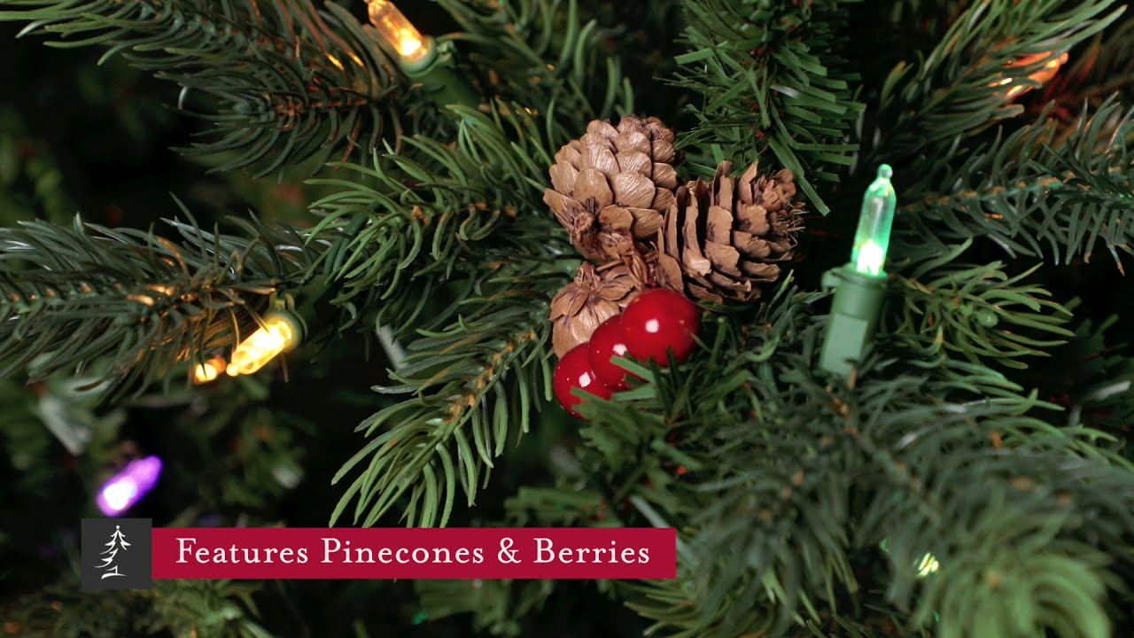 Deluxe Santa Fe Artificial Christmas Tree - YouTube