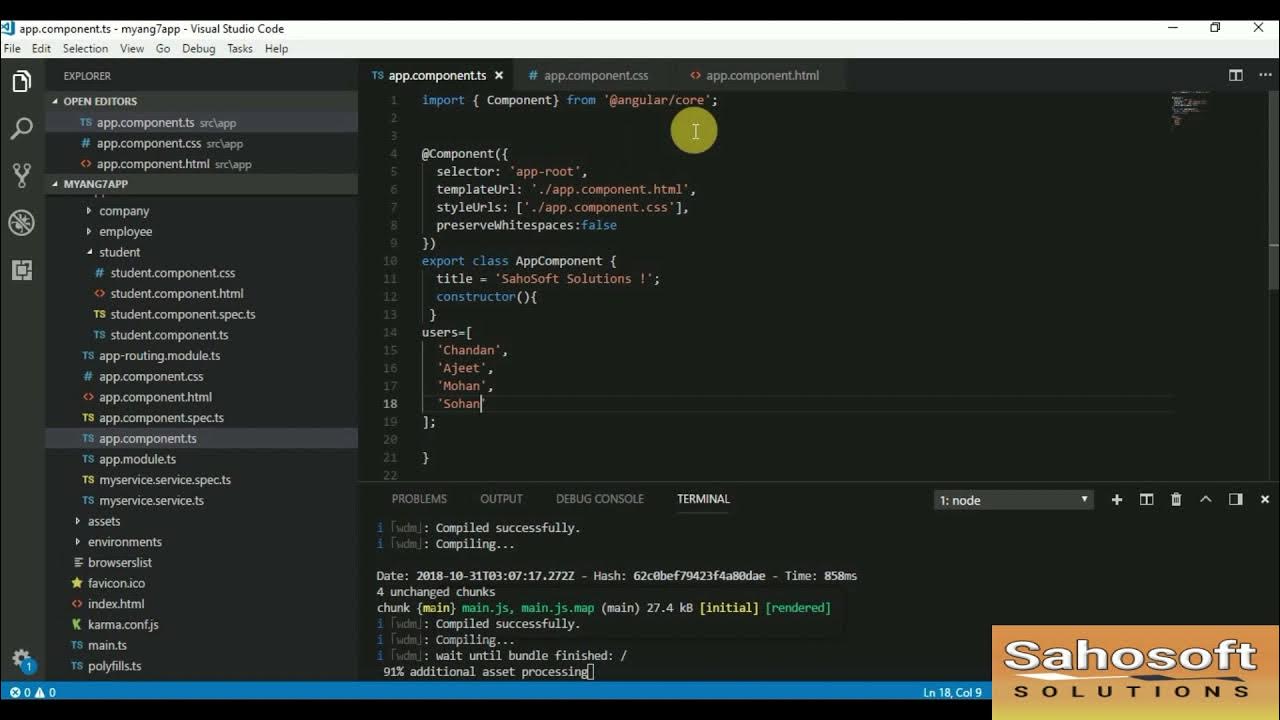 ngClass Directive in Angular 13 | Attribute Directive in Angular : Angular 13 Tutorial in Hindi ...