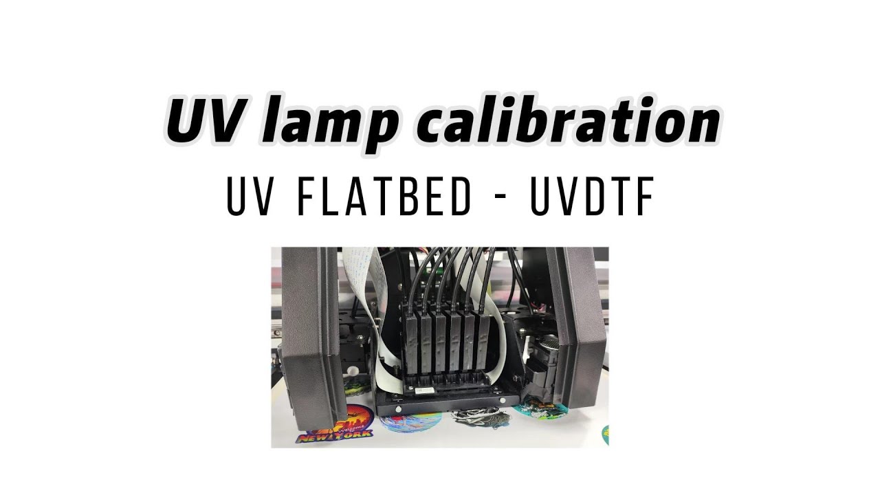 UV&UVDTF-UV lamp adjustment - YouTube