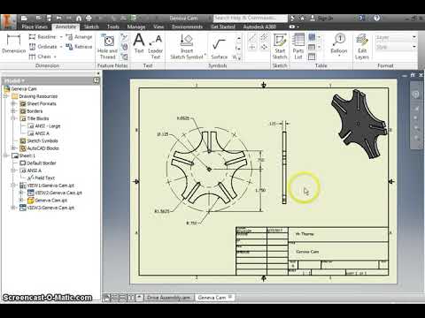 09 Geneva Cam Drawings - YouTube