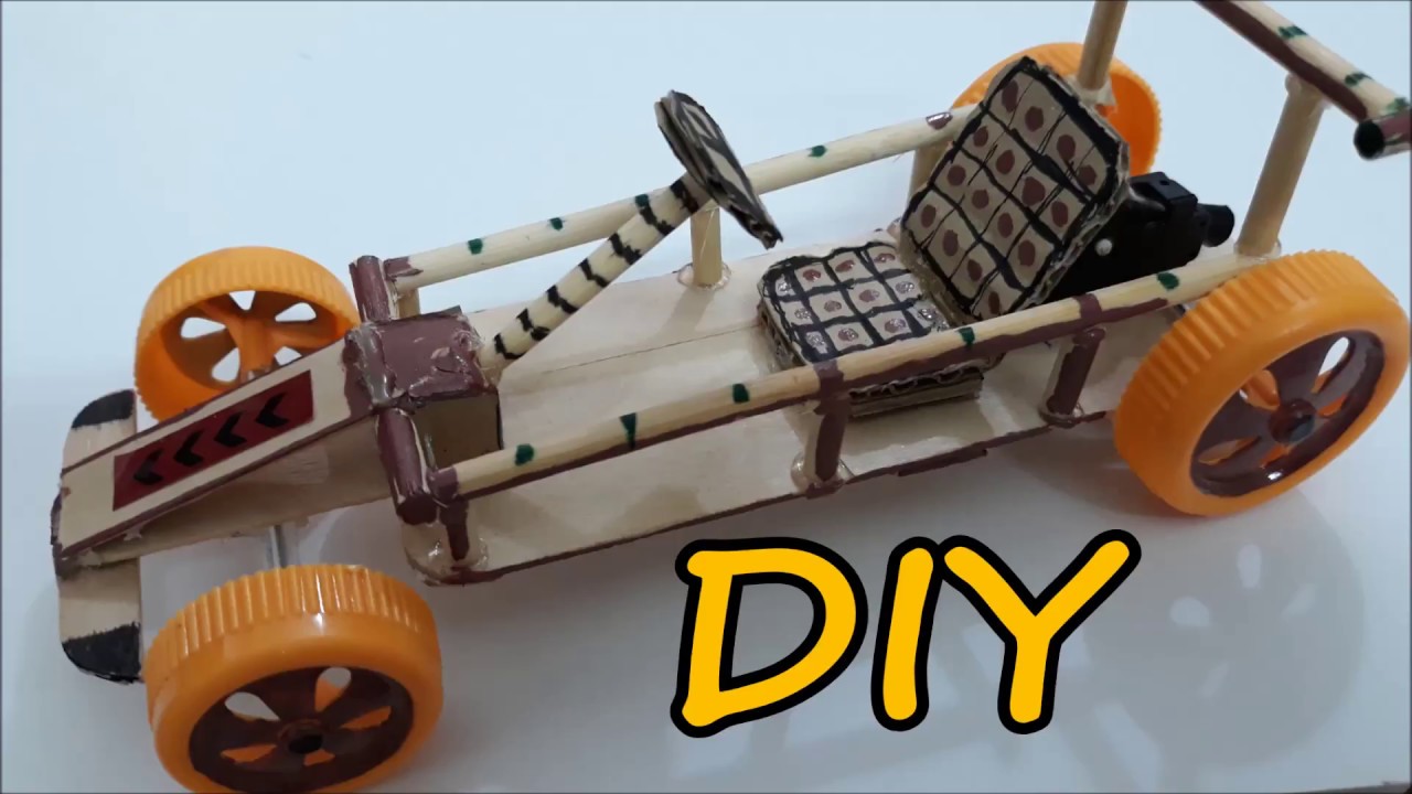 How to make a Formula One Racing Car Motor Powered. - YouTube