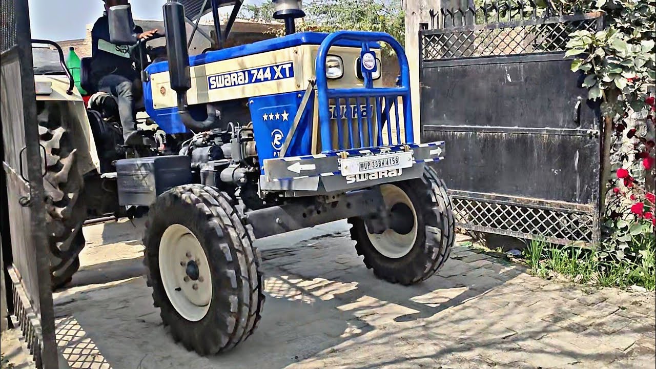 Swaraj 744 XT ट्रॉली ओवर लोड | Swaraj 744 XT Trolley Load | Trolley ...