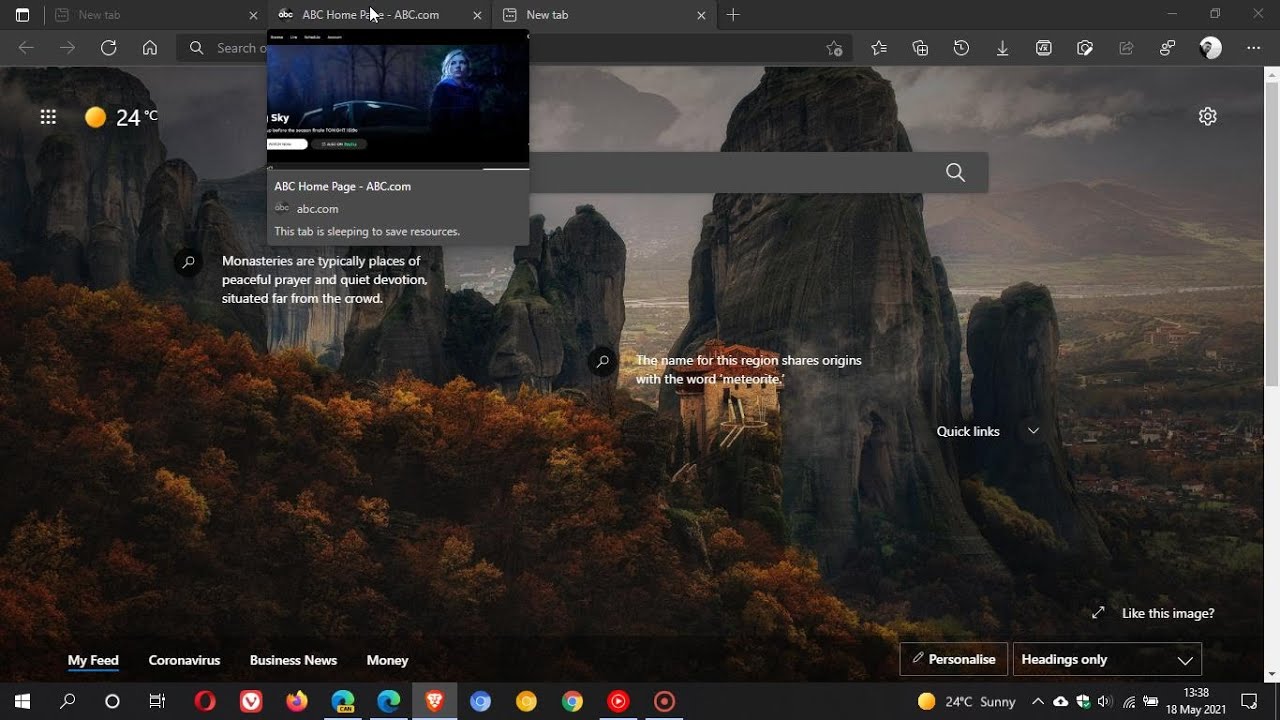 Microsoft Edge 92 is getting tab previews in July 2021 - YouTube